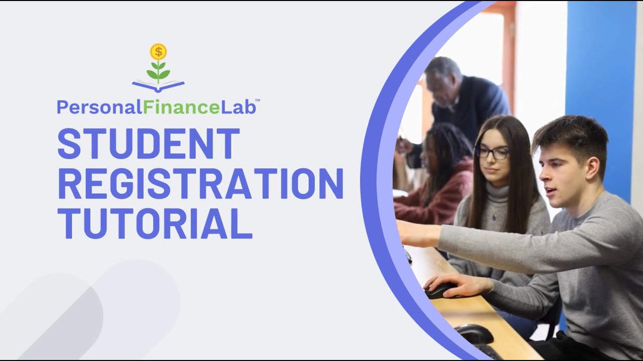 PersonalFinanceLab Student Registration Tutorial - YouTube