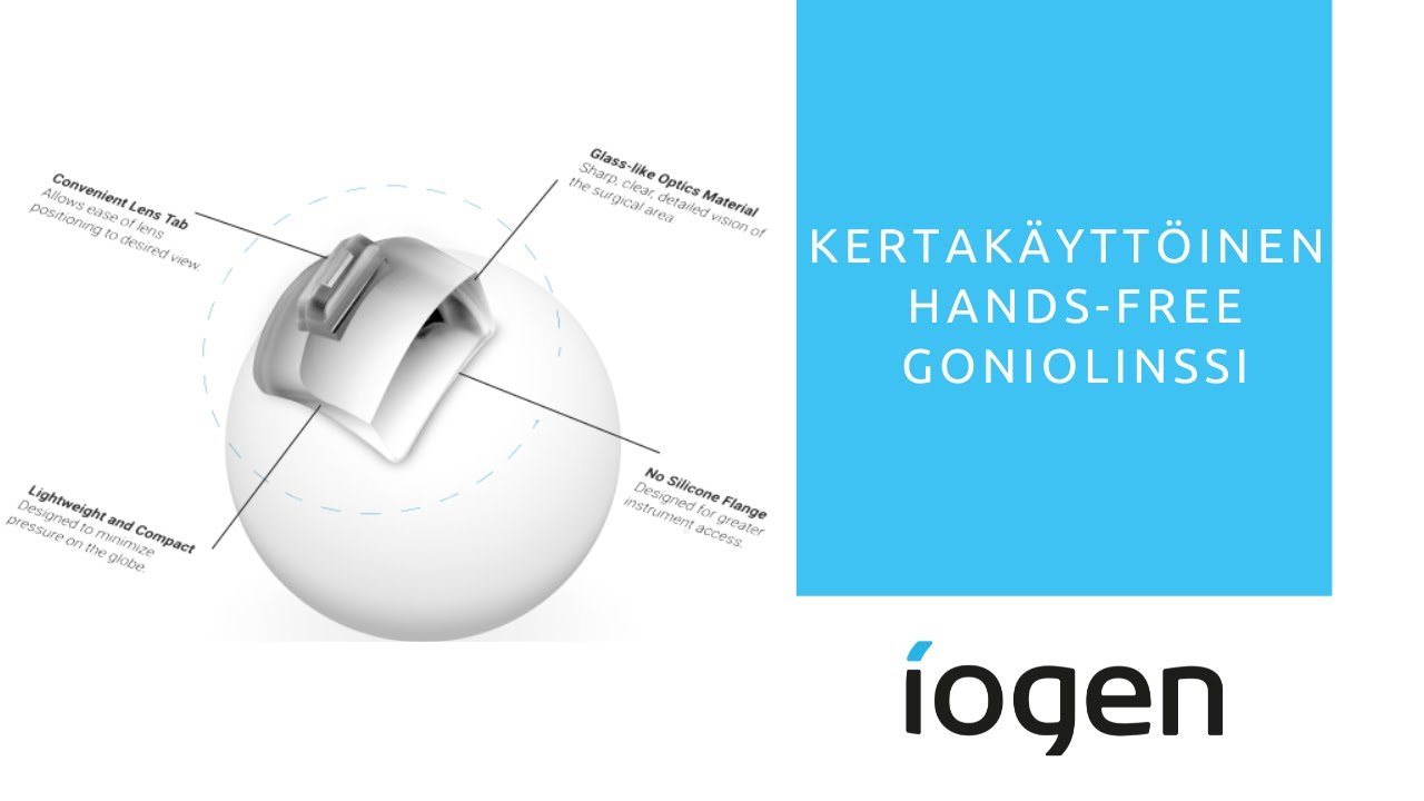 Kertakäyttöinen Katena K30-1407 hands-free goniolinssi Hydrus-implantin ...