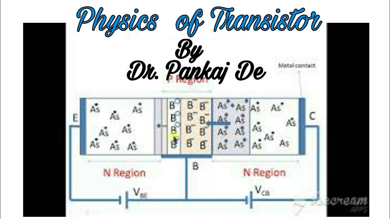Physics of Transistor | Dr. Pankaj De - YouTube
