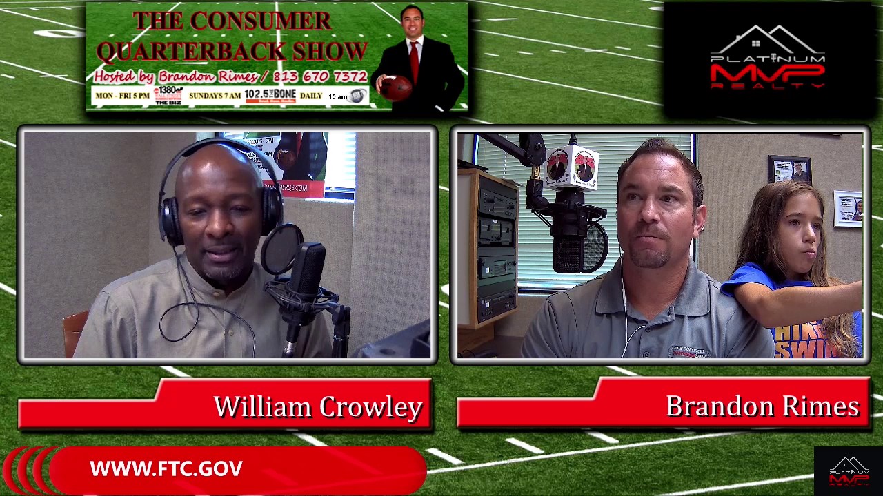 The Consumer Quarterback Show 7/26/2017 ft. William Crowley, Steve ...