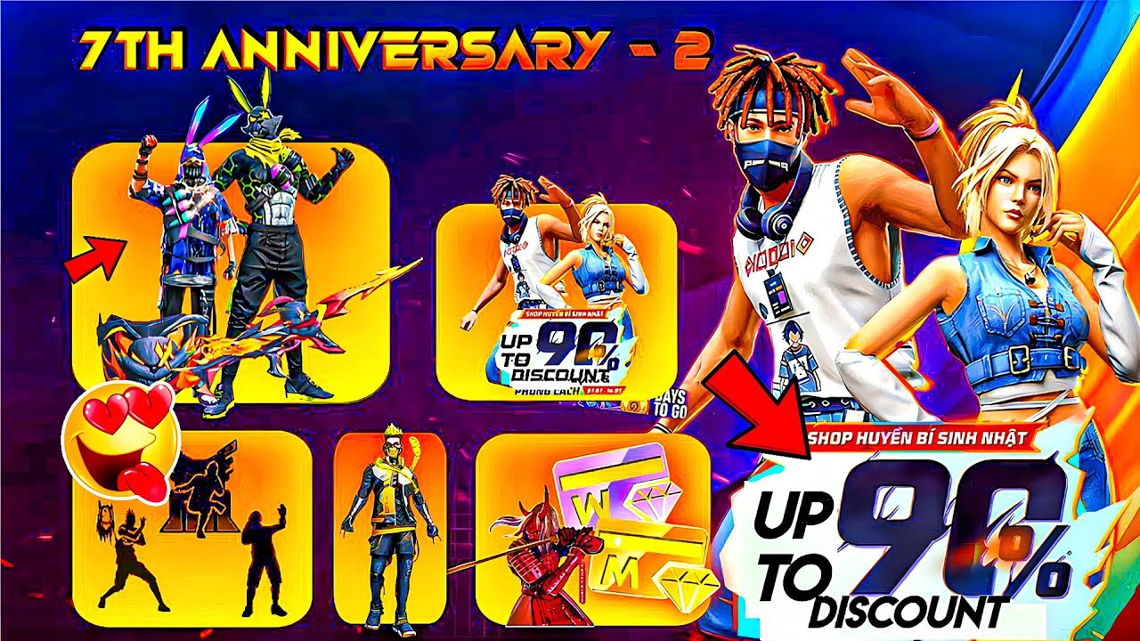 Anniversary Phase-2 Free Rewards🤯| Free Fire New Event | Ff New Event ...