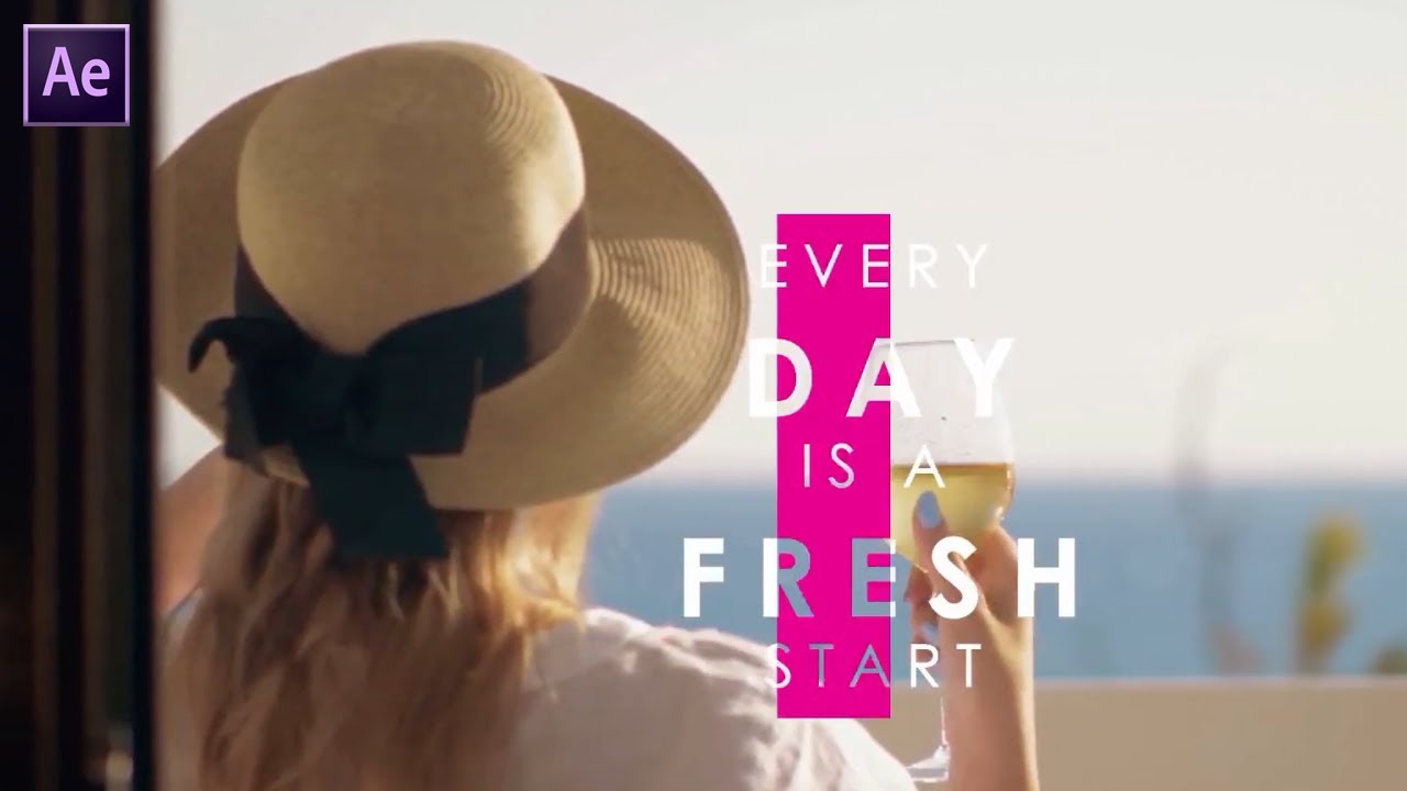 AFTER EFFECTS TUTORIAL: COOL TEXT ANIMATION - YouTube