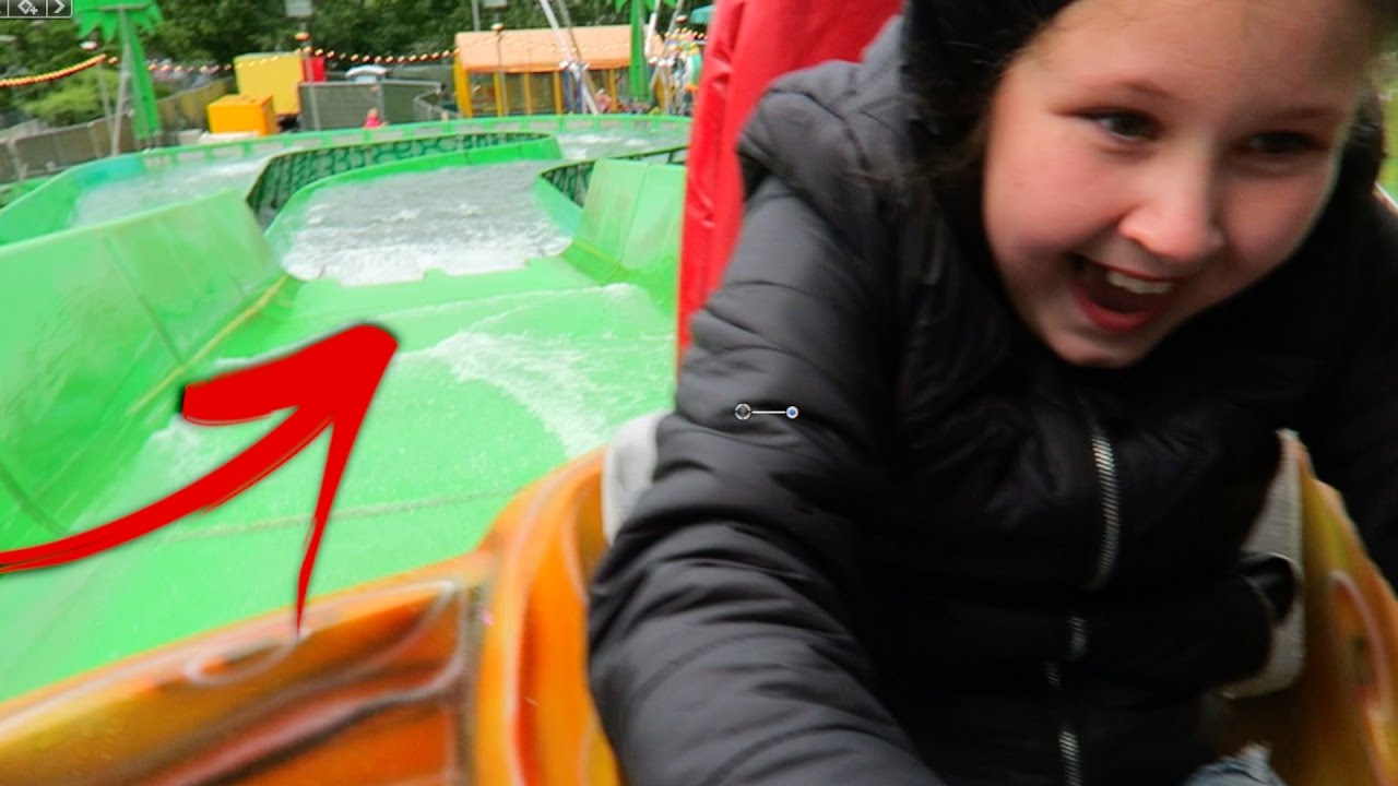 River Rafting Day at the Fair Theme Park - Family Fun Rides - YouTube