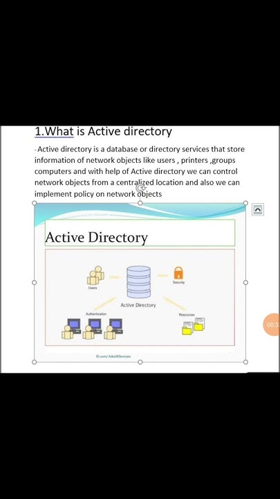 what is Active directory - YouTube
