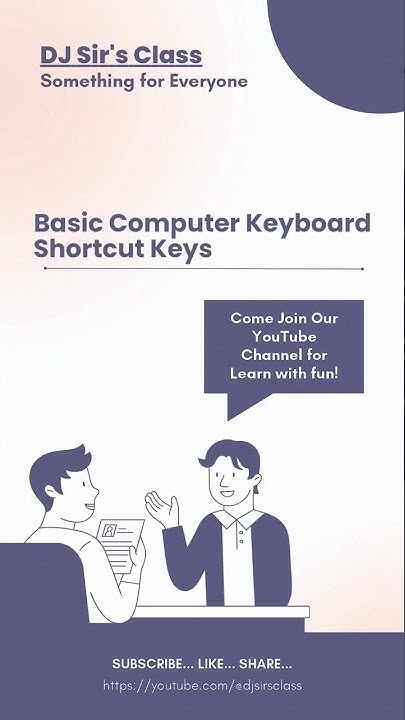 Basic Computer Keyboard Shortcut Keys #computereducation #shortcutkeys #MSWindows - YouTube