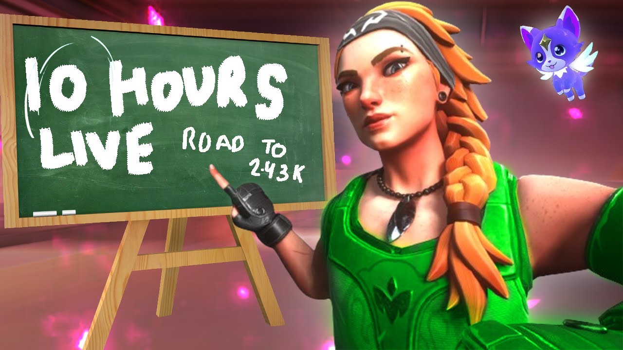 10 HOURS STREAM CHALLENGE | ROAD TO 2.43K | Valorant Live - YouTube