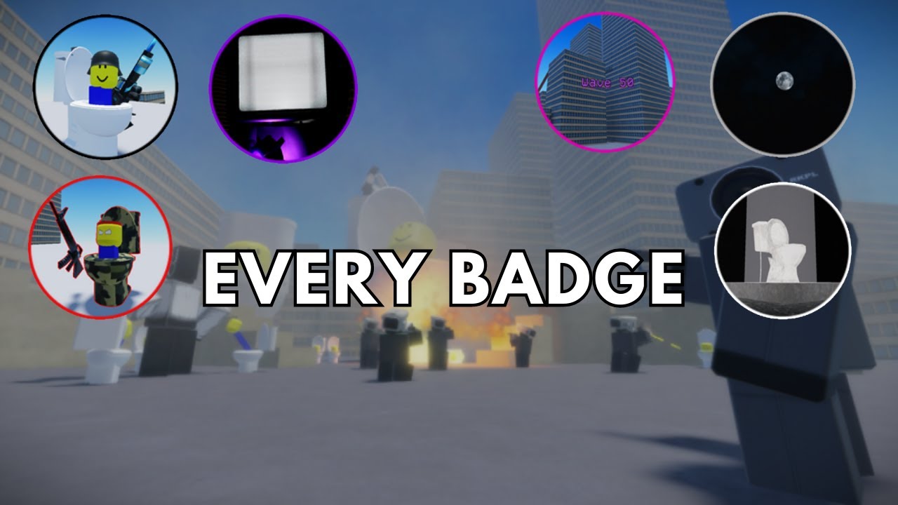 How to get every badges QUICKLY and EASILY [except limbo] (Skibidi ...