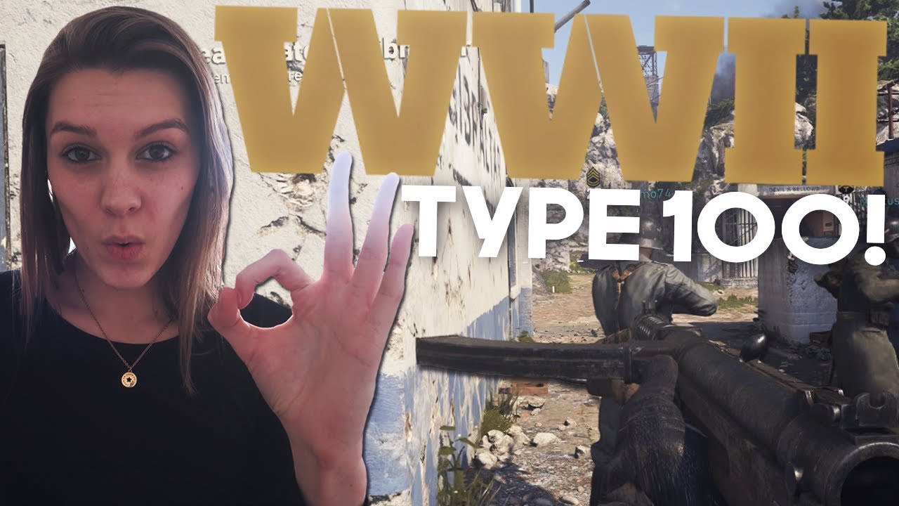 TYPE 100 COD: WW2 KILLSTREAK! BEST SMG WW2! (COD: WW2 Beta) - YouTube