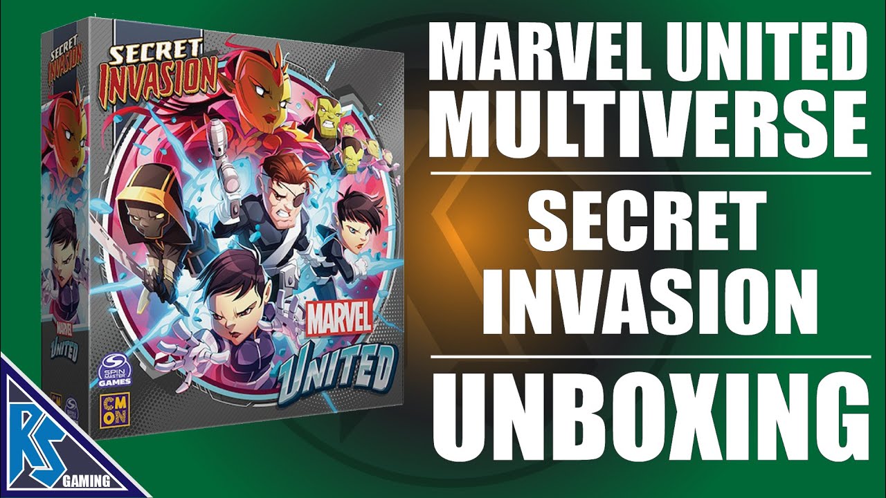 Unboxing - Secret Invasion Expansion - Marvel United Multiverse | CMON ...