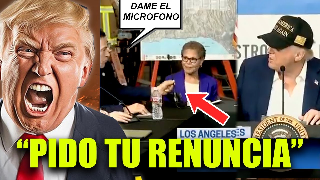 Polémica en vivo: Le cortan el micrófono a Karen Bass por burlarse de ...