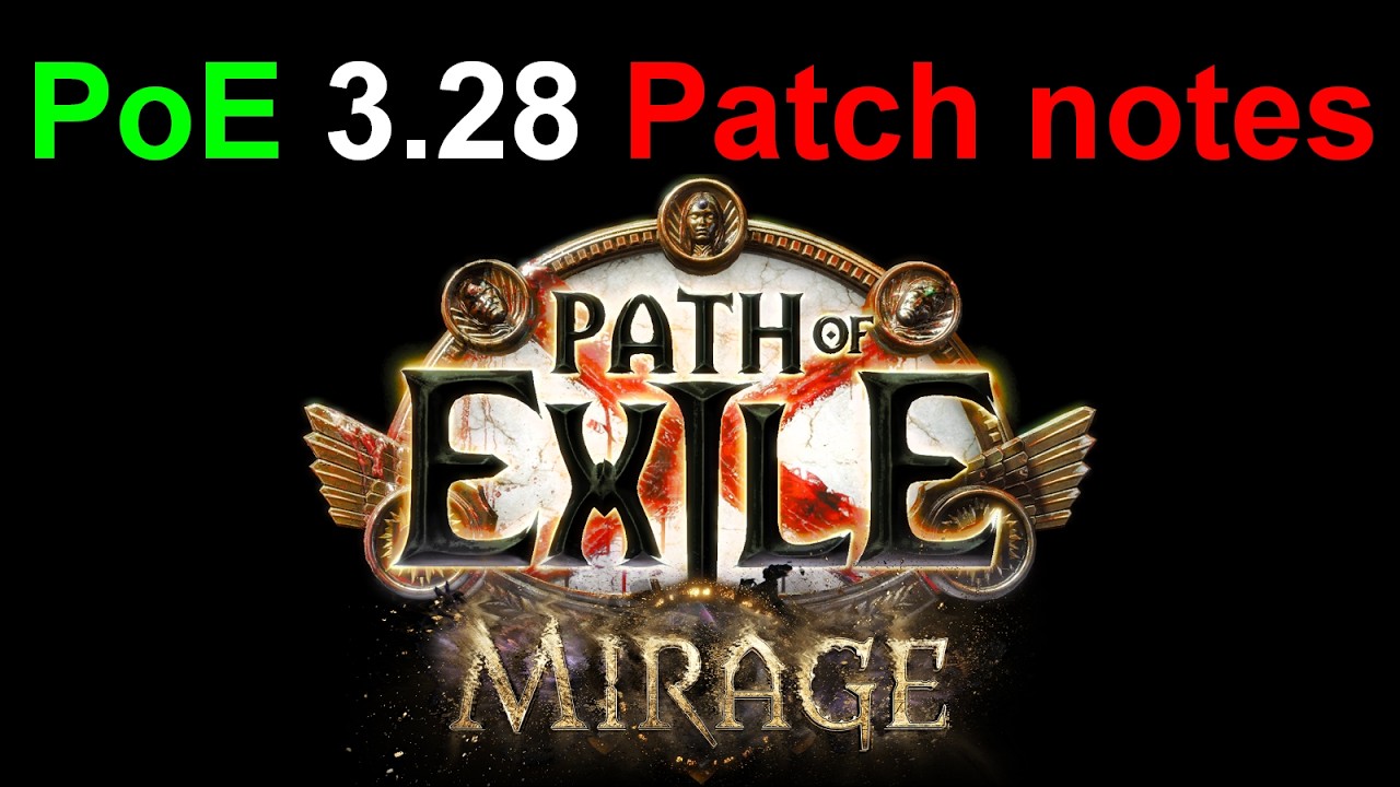 Path of Exile 3.28 - Mirage - Patch notes - YouTube