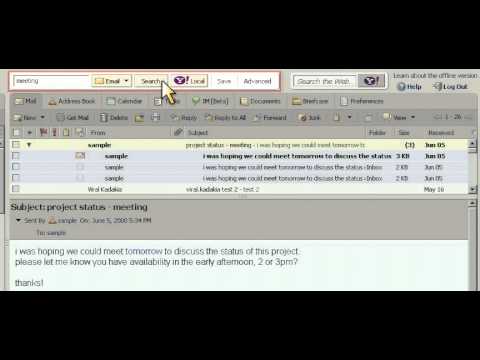 Zimbra Inbox is easy to produce you access to your mail - YouTube