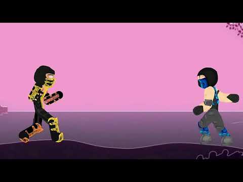 Саб зиро против Скорпиона| Анимация рисуйем мультфильмы 2| Sub zero VS Scorpion| daraw the cartoon 2