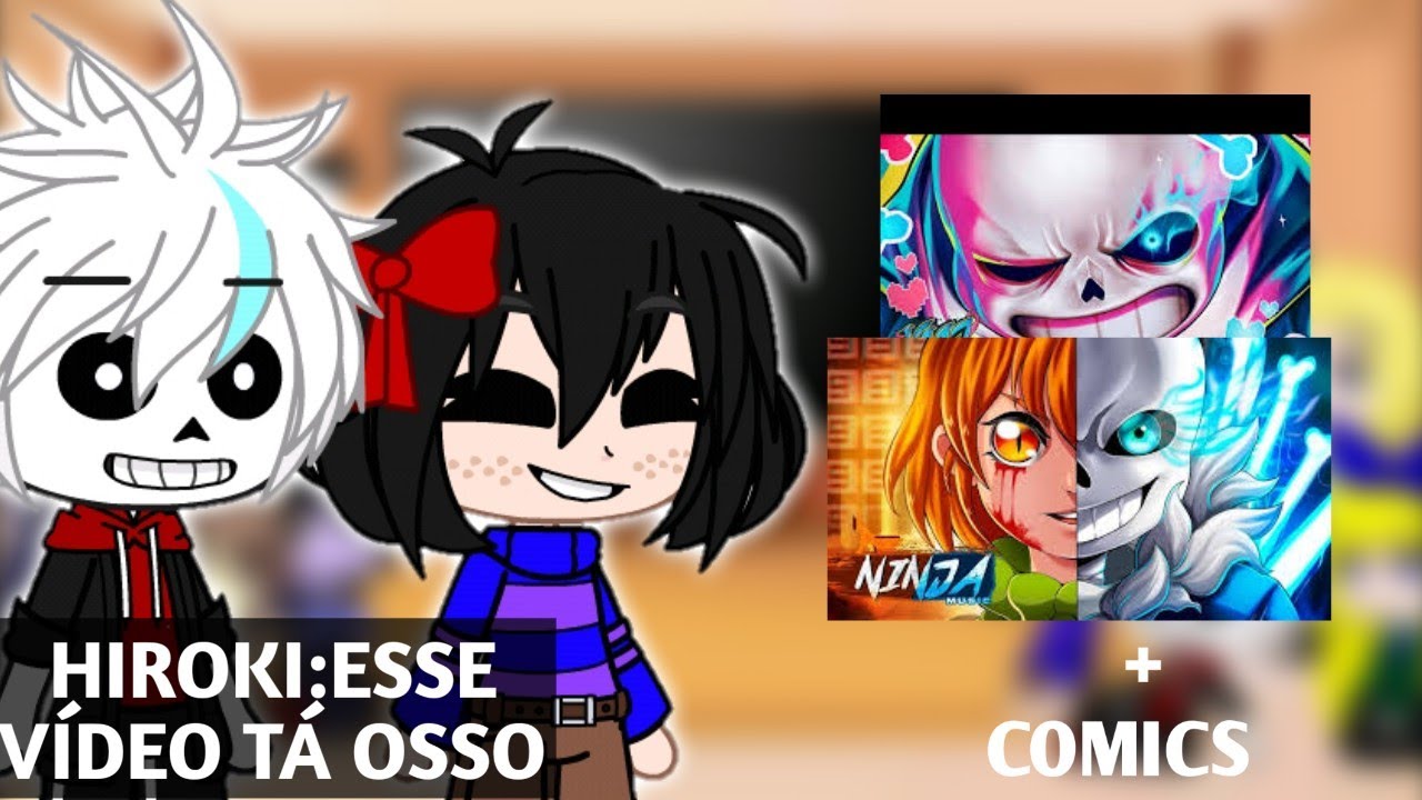 KNT(NTR) & Poka, The Blind Girl reagindo a raps de Undertale+comics |as ...