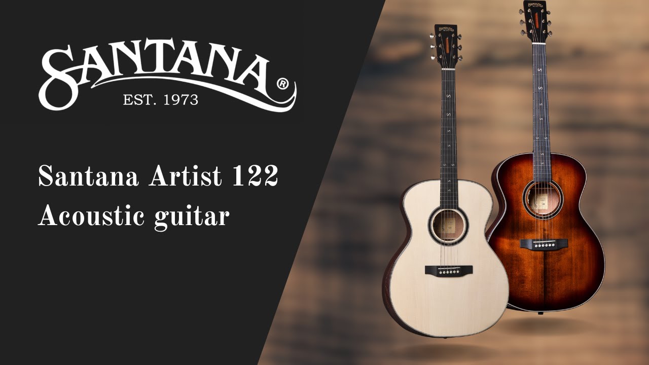 Santana Artist 122 acoustic guitar demo by Anders Lampe - YouTube