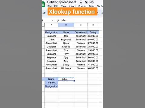 Xlookup function in excel sheet #excel #exceltricks @excelisfun - YouTube