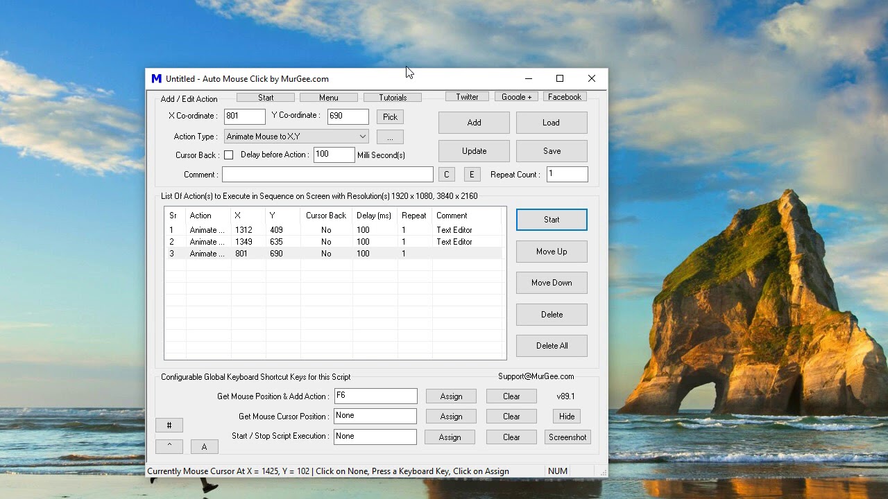 Animate Mouse Movement and Left Click on Screen - YouTube