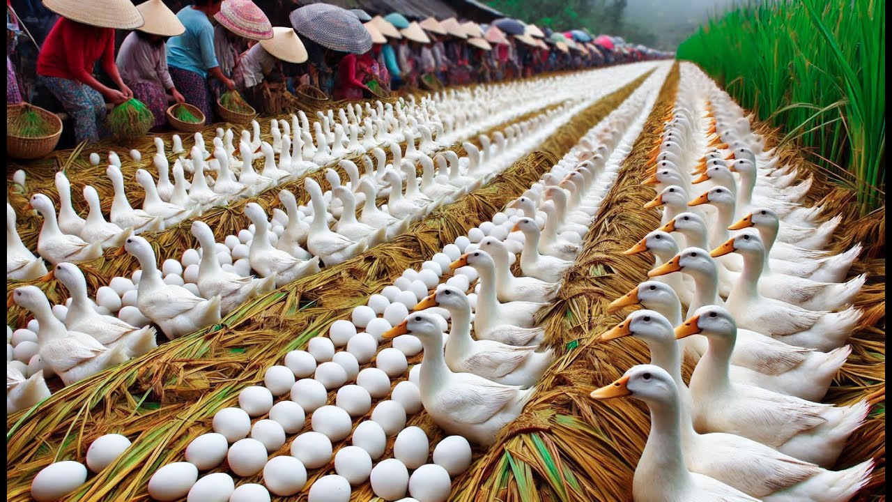 The Process Of Raising Laying Ducks From Ducklings To laying Eggs ...