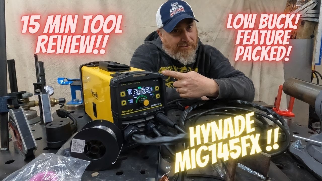 Hynade MIG145FX MIG, TIG, Stick welder review!! Short money and big on ...