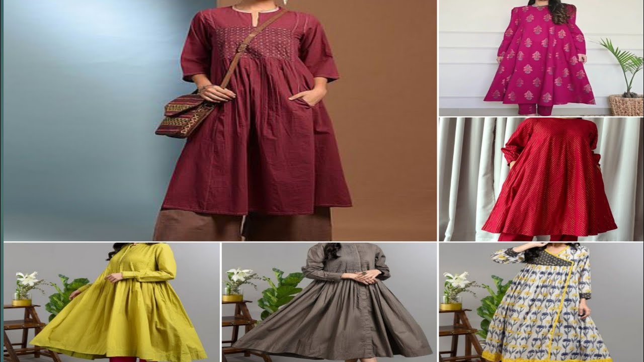 summer frocks deaign||medium size frocks for summer||loose frocks - YouTube