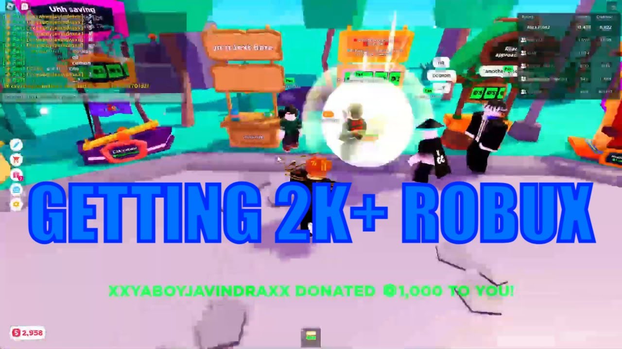 Getting 2K+ Robux While I Was Livestreaming!! - YouTube