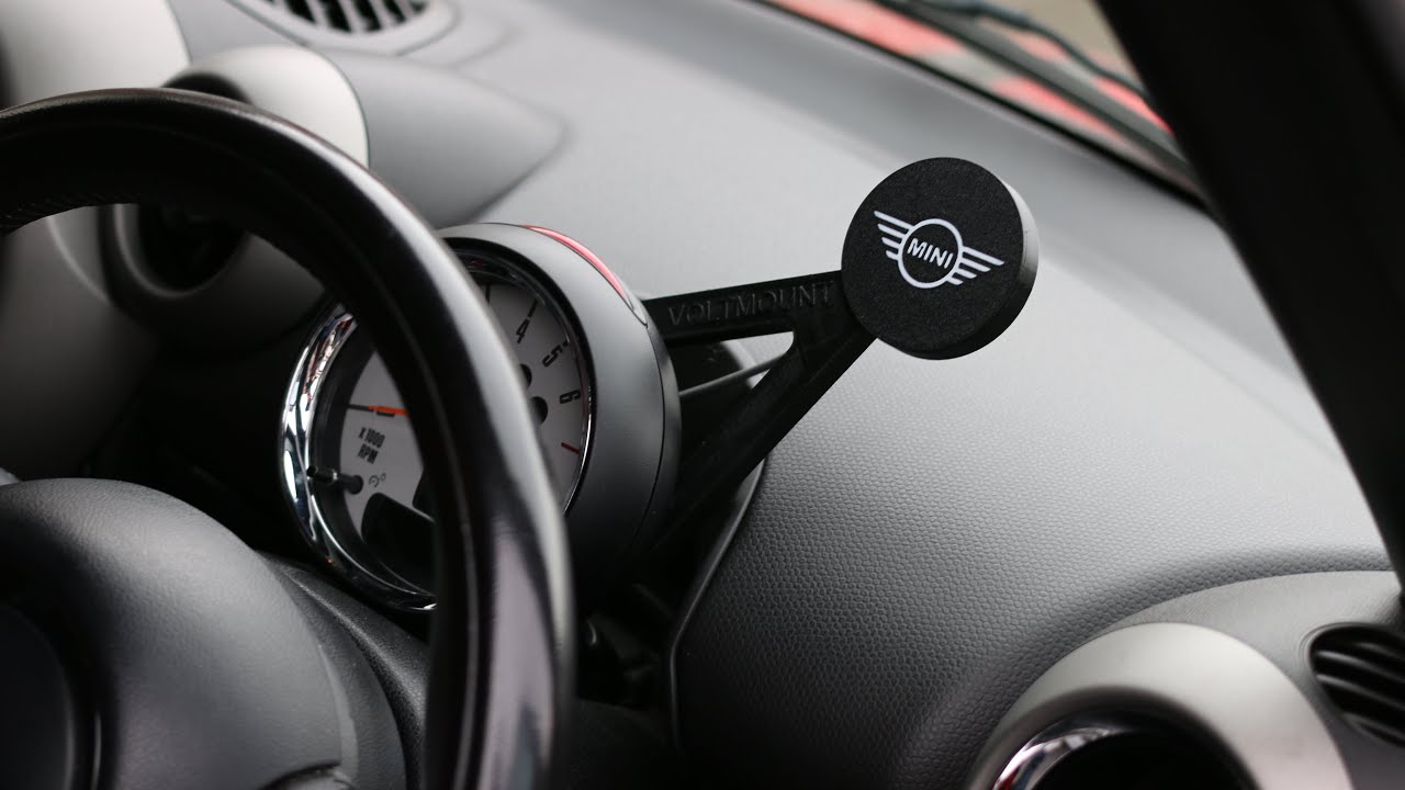 Mini Countryman R60 VoltMount MagSafe Charger Phone Holder install ...