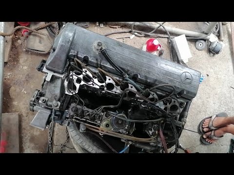 OM602 engine build part 2,with timing setting, and first start #mb100 # ...