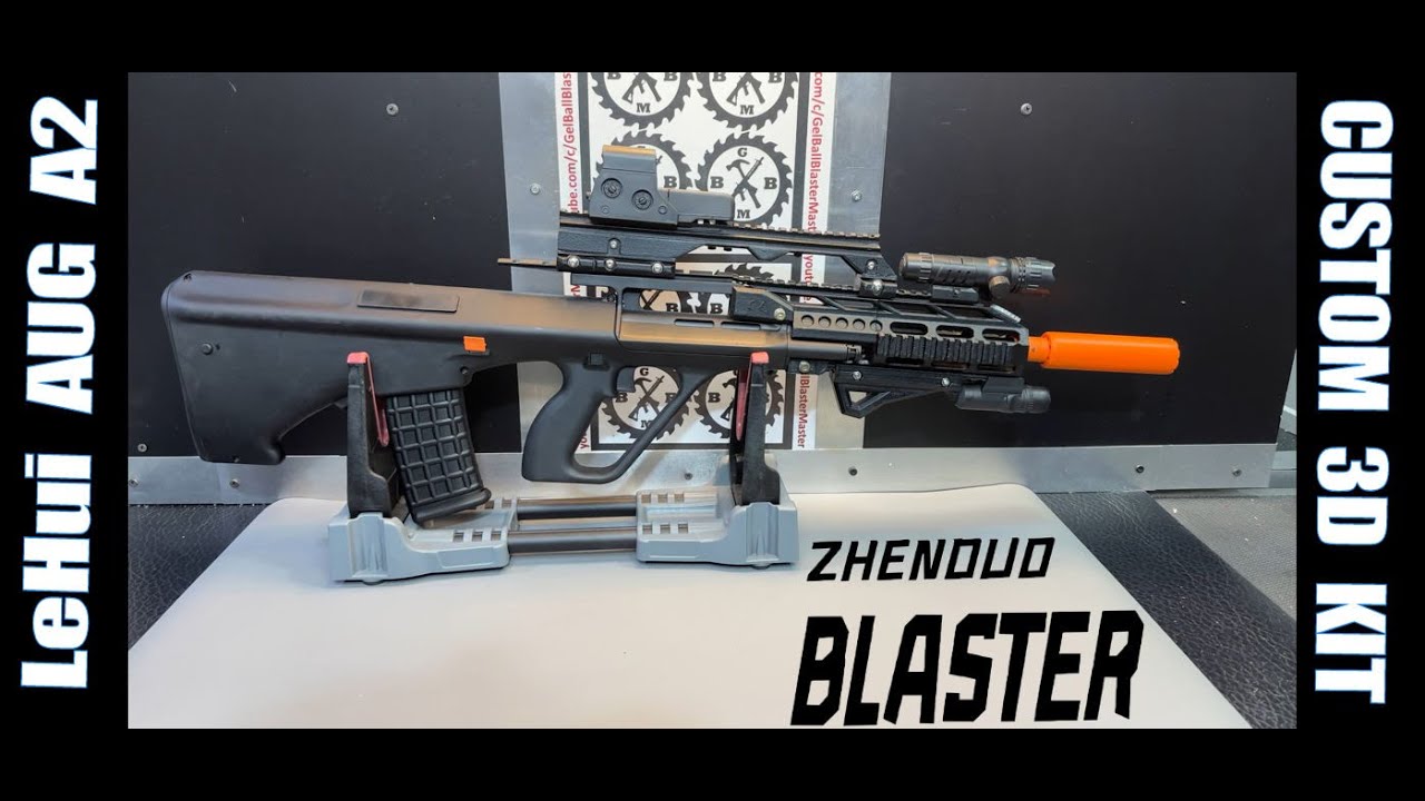 New, Awesome Custom 3D Kit! on LeHui AUG A2 (TOY!) Gel Ball Blaster ...