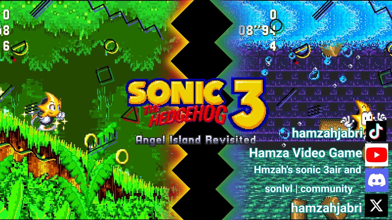 sonic 3air mods Extra slot Ristar s3 #sonic3airmods #sonic3air - YouTube