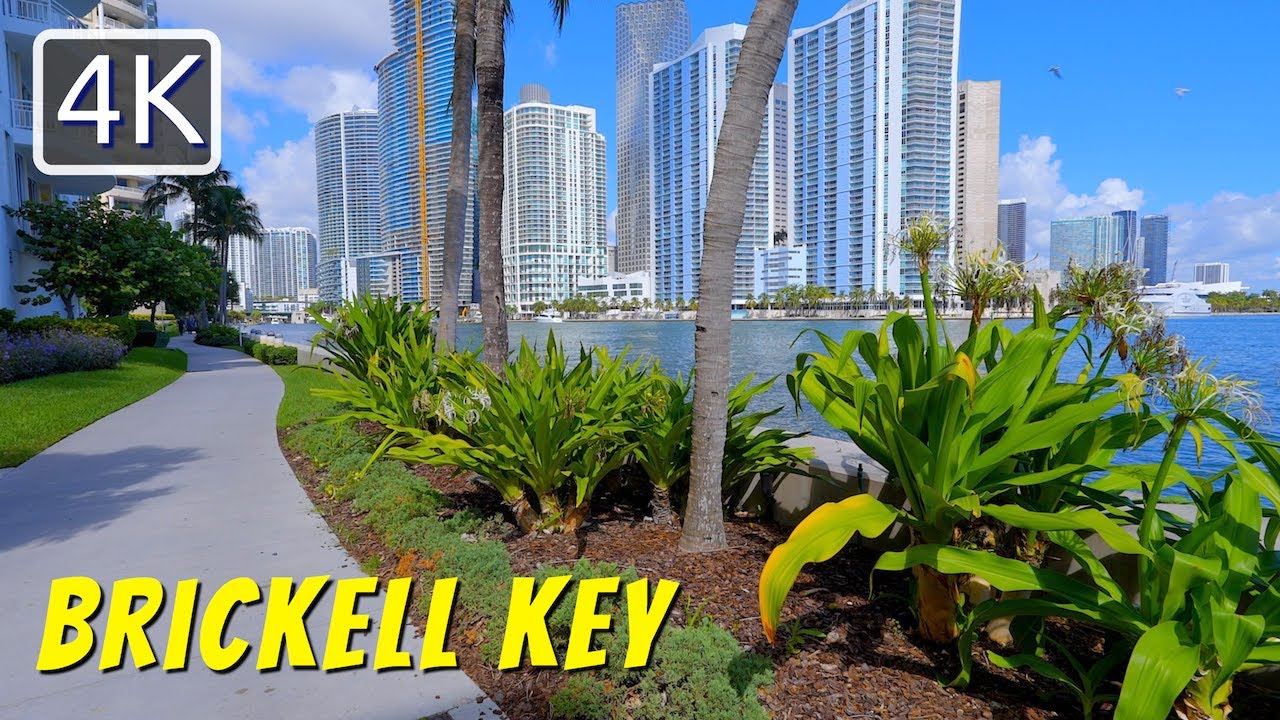 [4K] Brickell Key, Miami Florida, September 2022, 4K Travel Video - YouTube