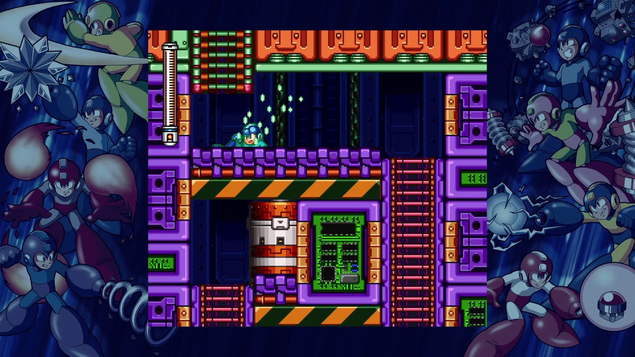 Mega Man Legacy Collection 2 - Mega Man 7 - Junk Man's Stage No Damage ...