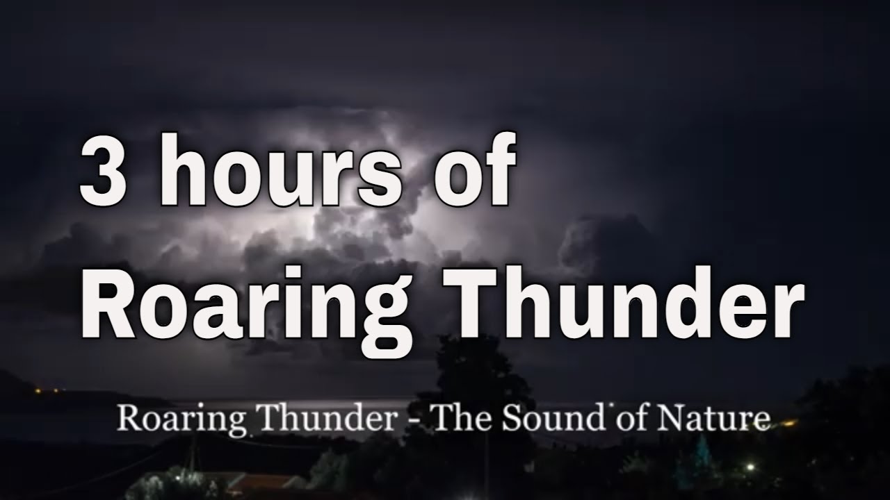 Roaring Thunder - Lightning, cool, rumble, relax, peaceful, nature ...