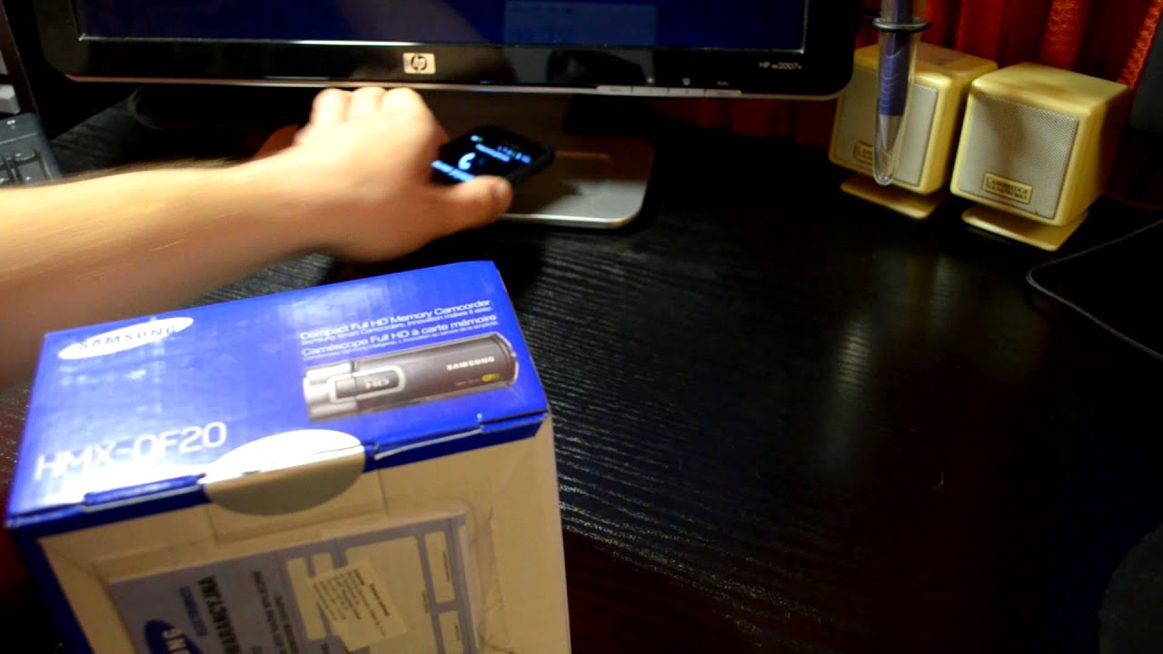 Samsung HMX-QF20 unboxing dla Dobreprogramy - YouTube