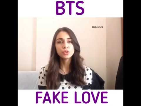 BTS - Fake Love Performans (Türk Kızı harika söylemiş)