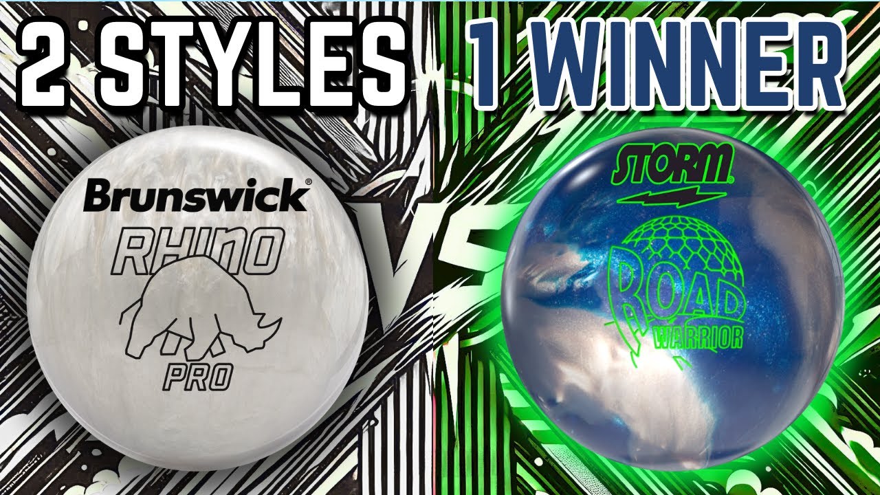 Storm Road Warrior VS Brunswick Ivory Rhino | High Rev & Low Rev ...