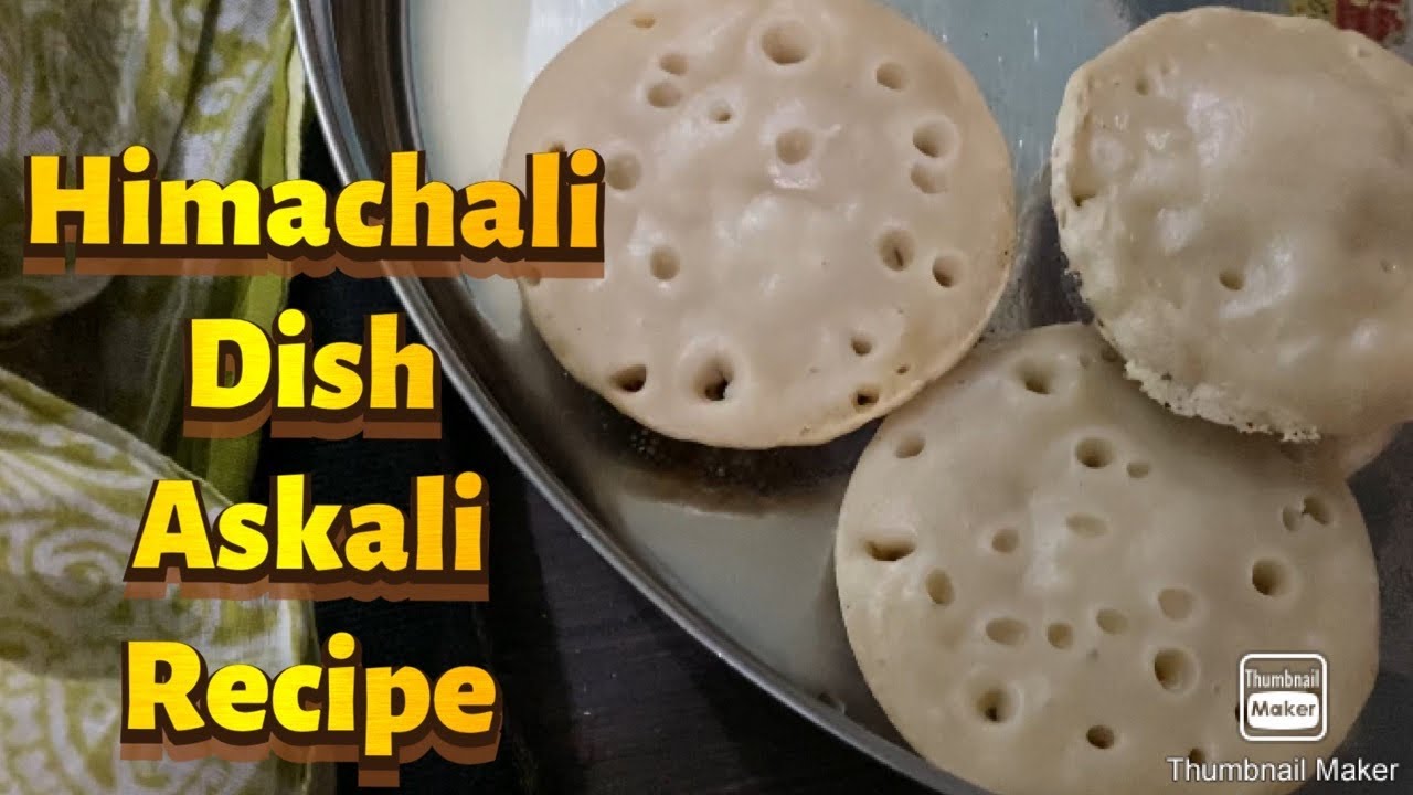 हिमाचली पकवान II असकली II Himachali dish askali II 🌸 - YouTube
