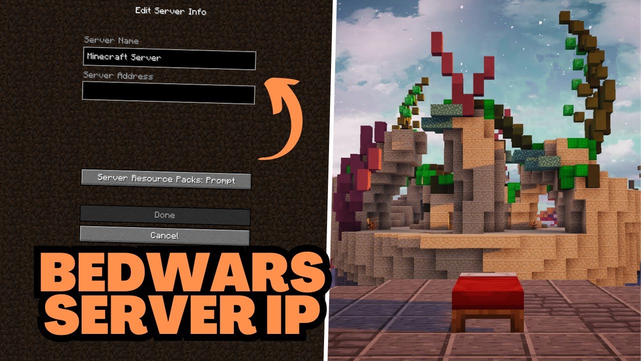 Minecraft Bedwars Server IP Address 1.21.6 - YouTube
