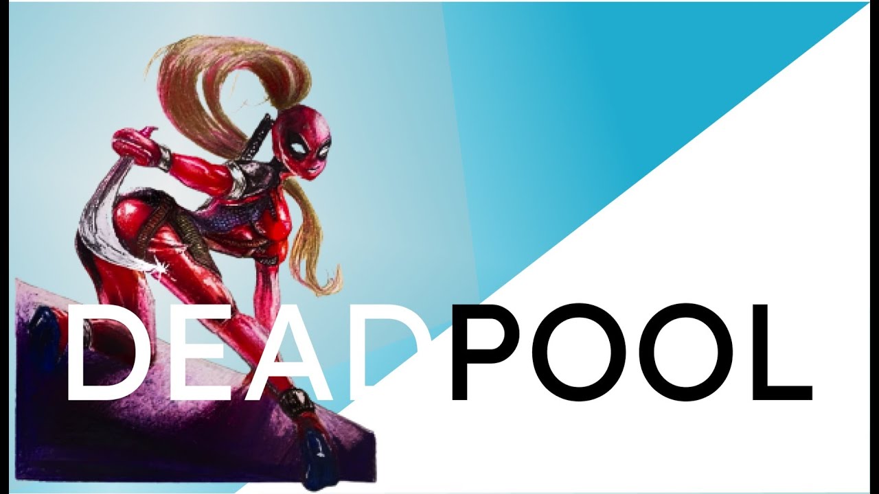 How to Draw Deadpool | Female Deadpool | by sjx art - YouTube