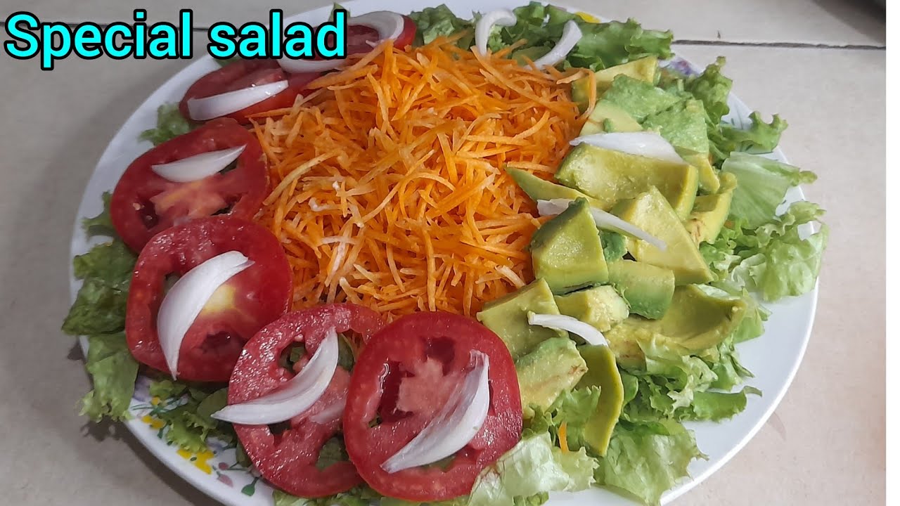 Special salad recipe || How to make the simplest vegetables salad ...