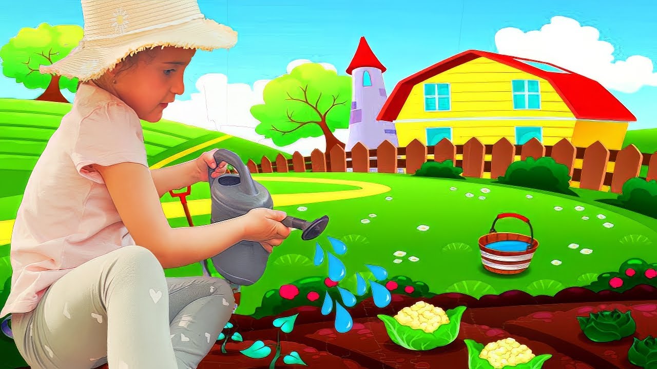 Sara Planting Seeds for a Better Future: Kids Educational Garden Video ...