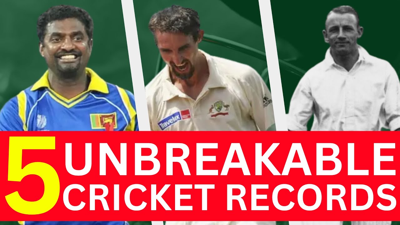 5 Unbreakable Record in Cricket History | Best Records in Cricket ...