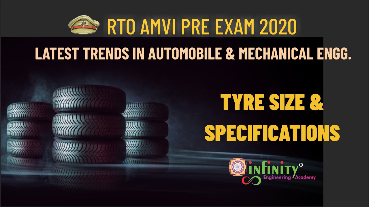 LATEST TRENDS IN AUTOMOBILE ENGG. - RTO AMVI 2020 - TYRE SIZE AND ...