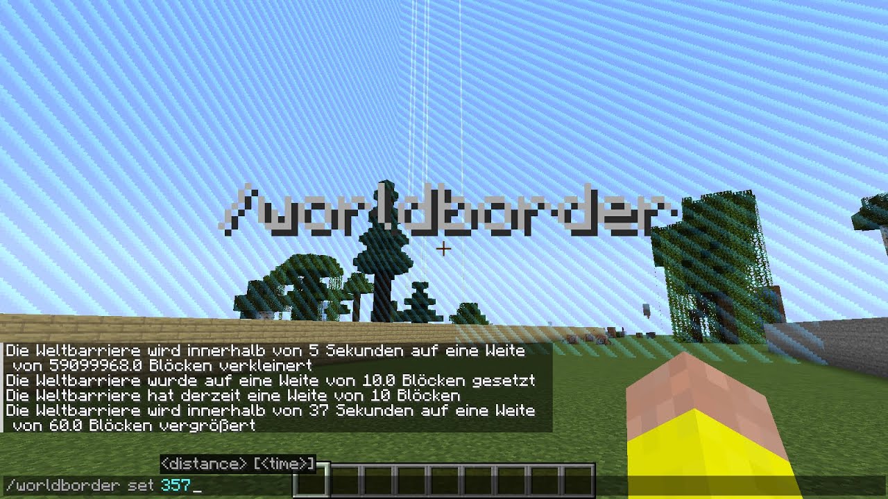 Der worldborder Befehl - Minecraft Tutorial #68 - YouTube
