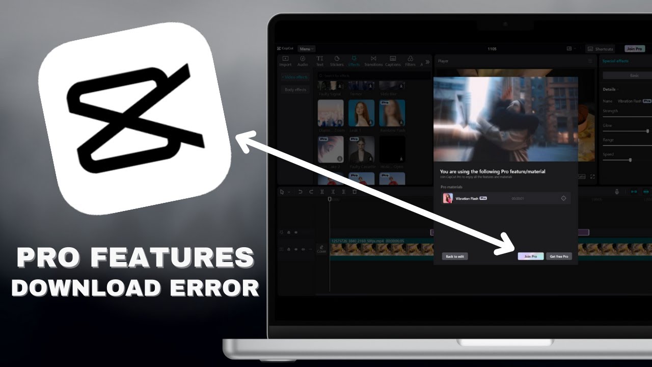 How to Remove Pro Features Error When Exporting Your Video on CapCut in ...