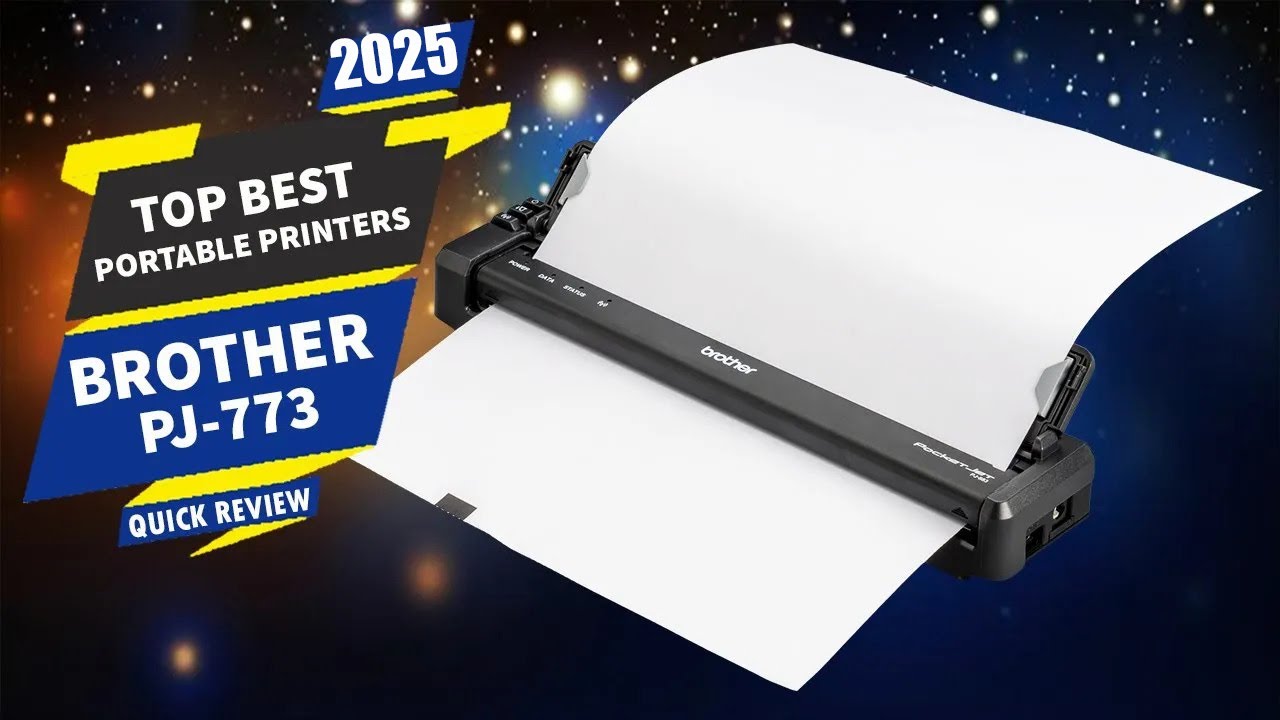 TOP Portable Printers { 2024 - 2025 } | 5 | Brother Pocketjet PJ-773 ...