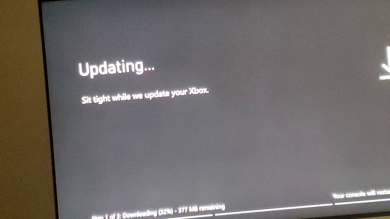 Xbox one firmware update... - YouTube