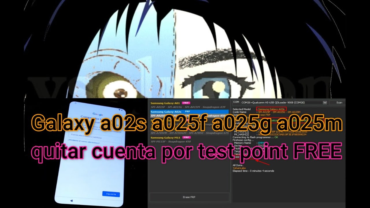 Galaxy a02s a025f a025g a025m quitar cuenta por test point FREE - YouTube