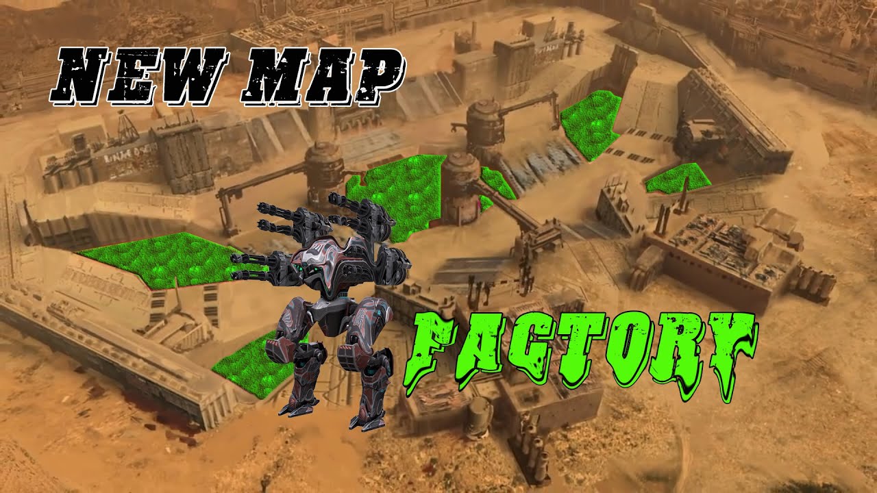 War Robots Test Server 5.8 NEW Factory Map 🔥(SLUDGE CAN KILL YOU!) 🔥 ...