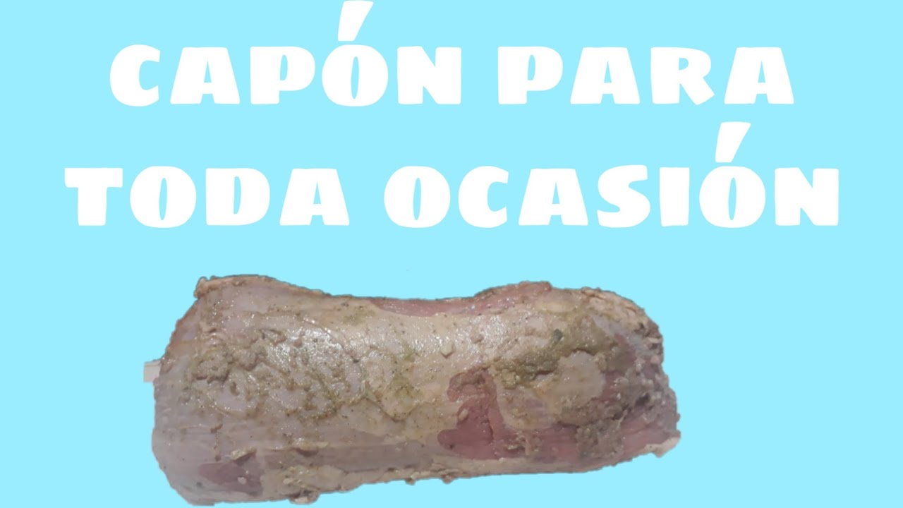 Como hacer capón o muchacho relleno fácil y delicioso - YouTube