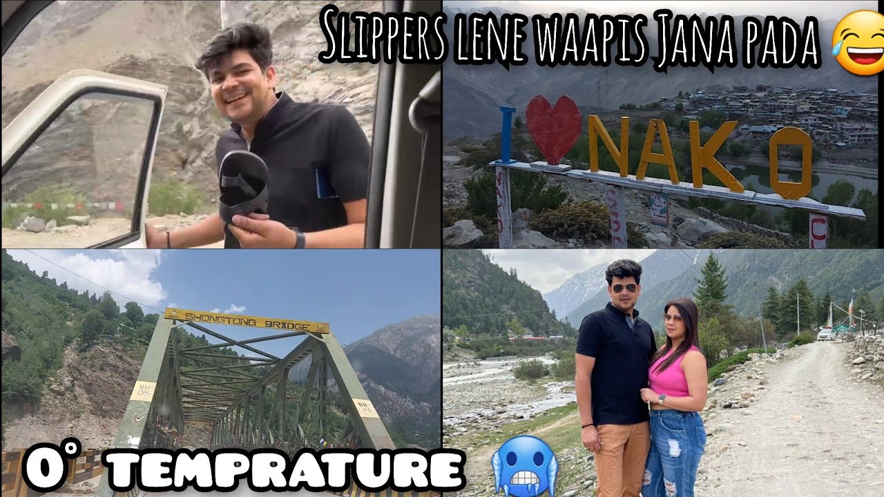 Delhi to Spiti Valley 2022 | Day 3 | Reckong Peo | Khab Bridge | Nako ...